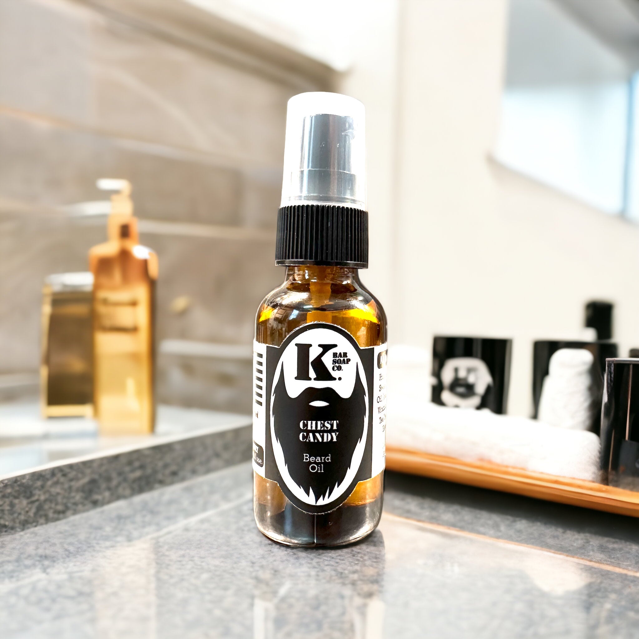 Chest Candy Premium Natural Beard Oil | Veteran Owned | K Bar Soap Co ...