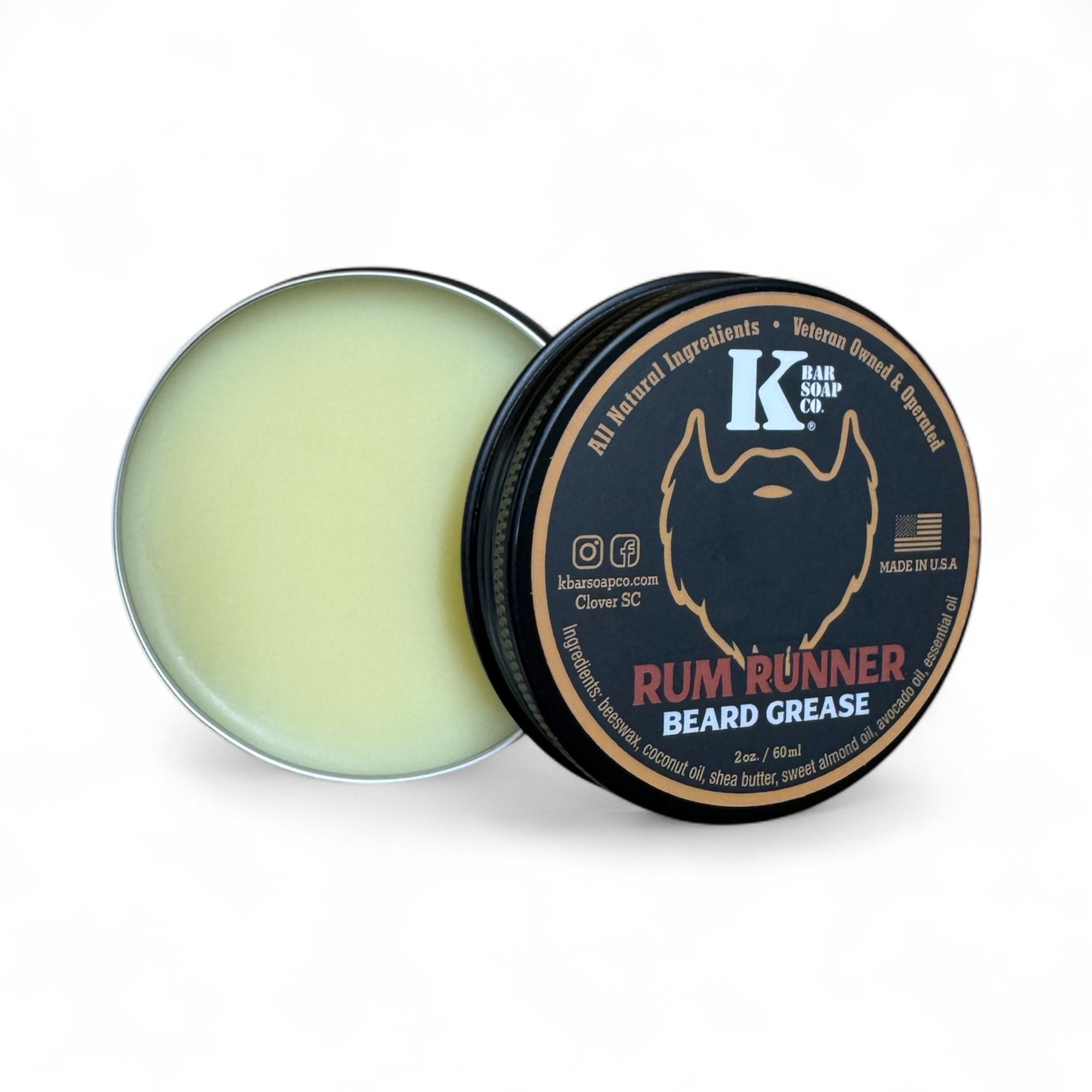 Rum Runner Beard Grease – kbarsoapco